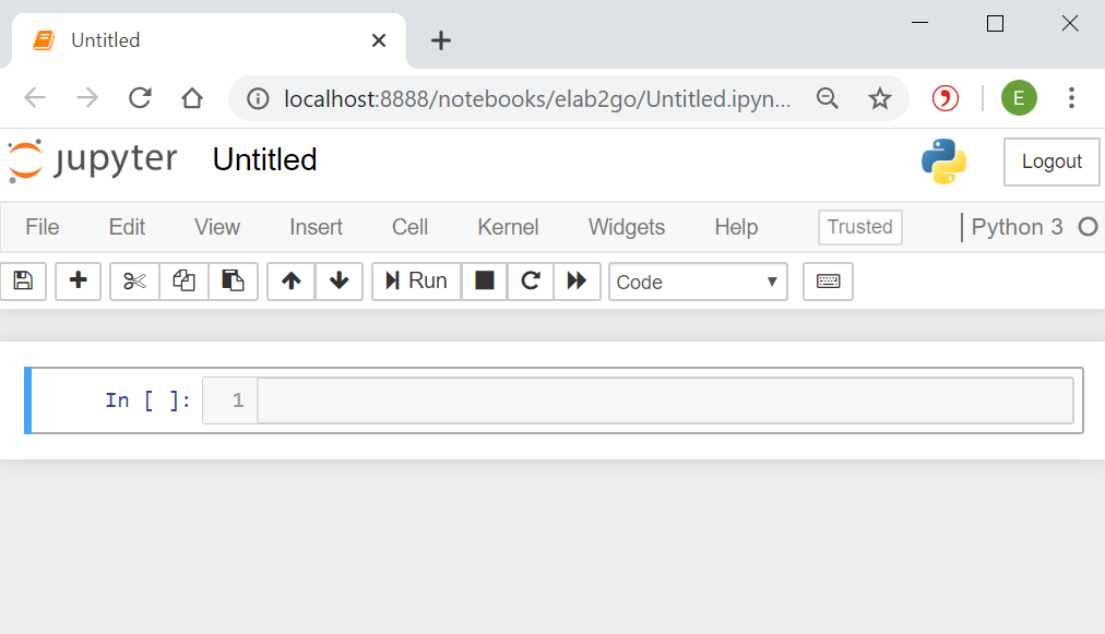 Jupyter Notebook verwenden | elab2go